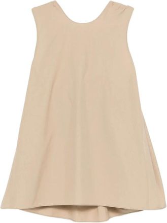 Carven Femme, Tops, Beige, Taille: 38 FR Sleeveless Top 6261K21035 Bl408 N102