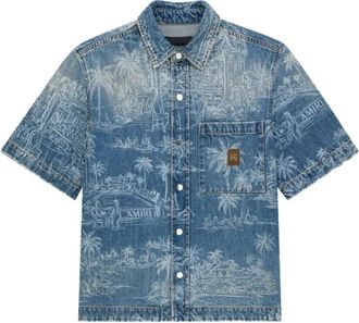 Amiri Homme, Chemises, Bleu, Taille: XL Harbour Denim Shirt