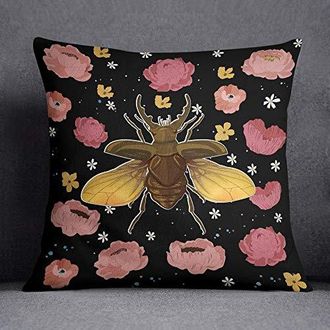 Bonamaison Le Jardin du Lin Zierkissenh&uuml;llen, Mehrfarbig, 45x45