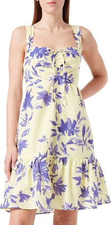 Tamaris Damen AOP Kurzes Träger Kleid AZOV Gelb 44