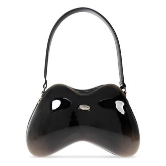 Diesel Schwarze Schultertasche aus Polyurethan - - Bags - Damen - Schwarzk - ONE SIZE