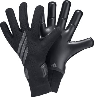 adidas Unisex Goalkeeper Gloves (W/O Fingersave) X Speedportal Pro Goalkeeper Gloves, Black/Black/Black, HN5567, 8