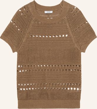 Reiss Reiss Strickshirt Chloe Aus Seide beige
