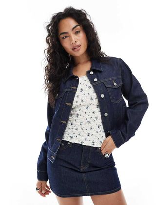 Jack & Jones Veste en jean densemble - Bleu fonc&eacute;