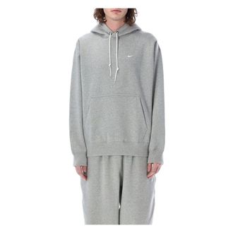 Nike Homme, Sweatshirts et sweats à capuche, Gris, Taille: XL Solo Swoosh Sweat à capuche