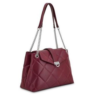 Nine West Layloni Shoulder Satchel, Designer, Tendance, épaule Femme, Mûre de Boysen, Medium