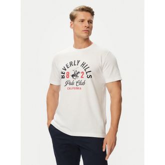 Beverly Hills Polo Club T-Shirt P-SS26M-TS1290 Wei&szlig; Regular Fit