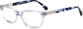 Kate Spade New York Kate Spade Hazen 789/16 LILAC Eyewear Women Acetate, Standard, 49