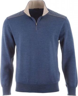 Paul & Shark Homme, Pulls, Bleu, Taille: XL Turtleneck Sweater