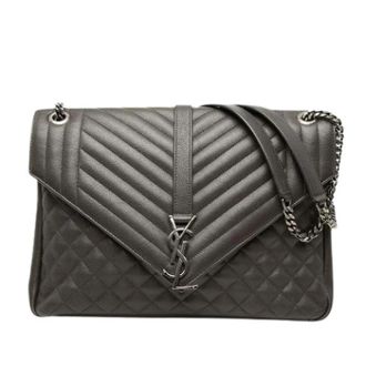 Saint Laurent Pre-owned College Bag - - Pre-owned - Damen - Grau - ONE SIZE