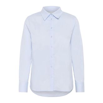 Part Two Klassisches Langarmhemd - - Blouses & Shirts - Damen - Blau - S