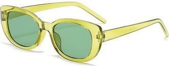 Generic Lunettes De Soleil Vacances Femmes Petit Cadre Ext&eacute;rieur Hommes UV400(Green)