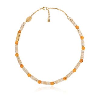 Dsquared2 Homme, Accessoires, Beige, Taille: ONE Size Collier avec logo grav&eacute;