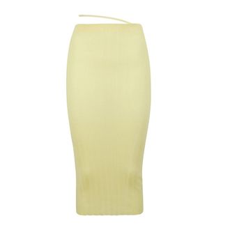 Jacquemus Elastischer Gonna Rock - - Skirts - Damen - Gelb - XS