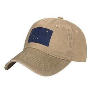 Generic Drapeau De LAlaska Homme Femme Casquettes Snapback Styl&eacute;e Casquette Trucker Classic Trucker Caps pour Cyclisme Randonn&eacute;e Golf