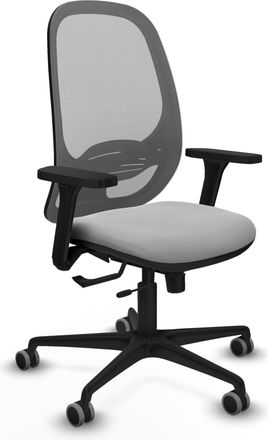 Piqueras y Crespo B&uuml;rostuhl mit 3D-Armlehnen, h&ouml;henverstellbare Lendenwirbelst&uuml;tze, ausgestattet mit Syncro/Translack und Schneideschaum, mit Rollen von 65 mm, Parkett,