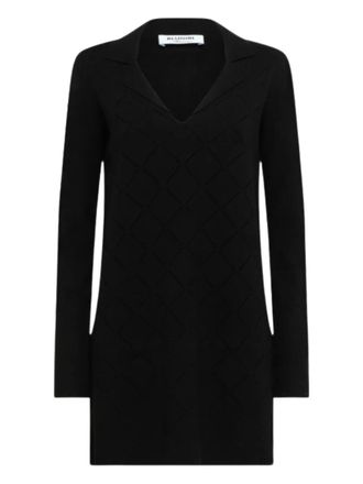 Blugirl collared mini dress - Schwarz