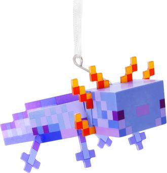 Hallmark Minecraft Blauer Axolotl Weihnachtsschmuck Geschenke f&uuml;r Gamer