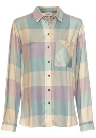 Camel Active Langarmbluse Karierte Bluse aus Viskose