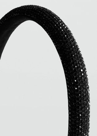 Mango Glitter-Haarreif schwarz - Damen - Einheitsgr&ouml;&szlig;e - MANGO