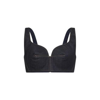 Givenchy Denim Baumwoll-Bralette - - Tops - Damen - Blau - XS