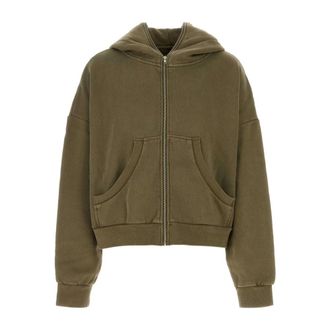 Entire studios Oversize Army Green Baumwoll-Sweatshirt - - Sweatshirts & Hoodies - Herren - Gr&uuml;n - XL