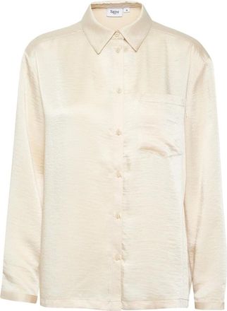 Saint Tropez Femme, Blouses et Chemises, Beige, Taille: 38 FR Chemises