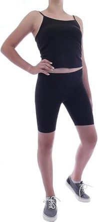 YESET Femmes Sport Shorts Pantalon Chaud Shorts Sport Radler Court Legging Coton - Noir, XXX-Large