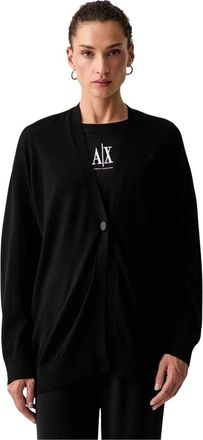 A|X Armani Exchange Damen, Strickwaren, Schwarzk, SGr&ouml;&szlig;e