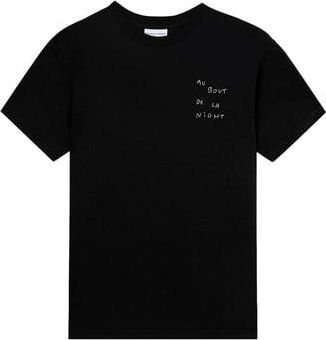 Maison Labiche T-shirt Popincourt brod&eacute; en coton