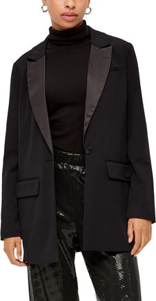 s.Oliver Blazer mit Satin-Kragen