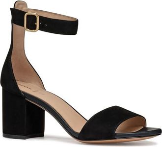 Geox Femme D VIRNILISA 65 S A Sandale &agrave; Talons, Black, 38 EU