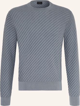 Brioni Pullover Mit Seide blau