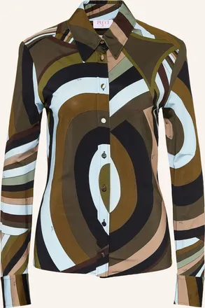 Pucci Hemdbluse Aus Jersey gruen