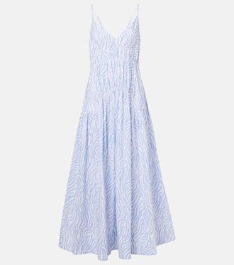 Proenza Schouler White Label Maxikleid Michelyn aus einem Baumwollgemisch
