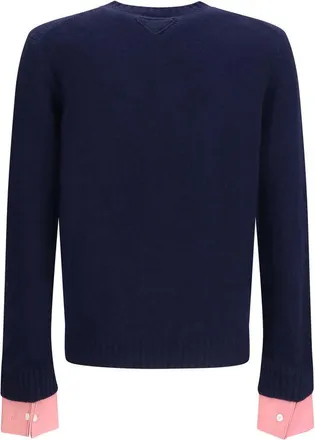 Prada Shetland Sweater - Navy