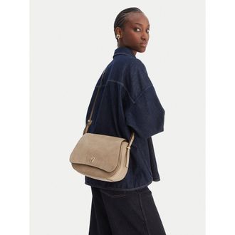 HUGO BOSS Handtasche BOSS Boss Beyond Saddle S 50557963 Beige
