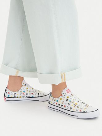 Converse Sneakers aus Stoff Converse Chuck Taylor All Star A17700C Wei&szlig;