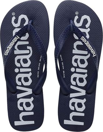 Havaianas Top Logomania, Bequeme, Robuste und Leichte Badelatschen, Sohle mit Großem Logo, Unisex Erwachsene