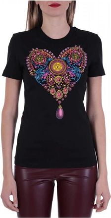 Versace Jeans Couture Femme, Tops, Noir, Taille: 38 FR Valentine Tee