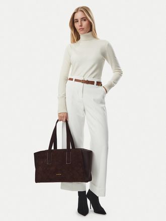 Michael Kors Handtasche MICHAEL Michael Kors Hudson 33F6GHDT3X Dunkelbraun
