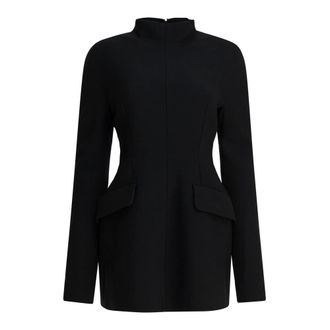 Sportmax Tefrite Dress - Femme - Robes - Noir - Taille: 38 FR