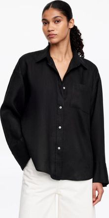 Arket Leinenhemd -Schwarz
