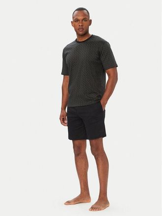 HUGO BOSS Pyjama Relax 50540613 Schwarz Regular Fit