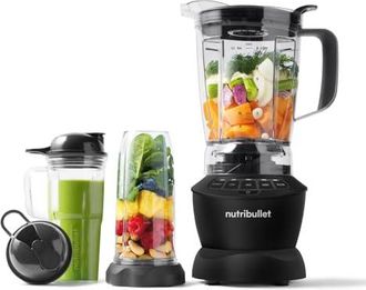 NutriBullet Nutribullet Full Size Blender Combo, mixeur &eacute;lectrique, broyeur multifonctionnel, professionnel, puissance 1200 Watt, carafe 1,9l, verres 946ml et 710