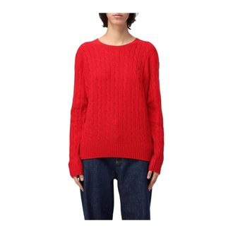 Polo Ralph Lauren Ruby Cable Strickpullover - - Knitwear - Damen - Rot - L