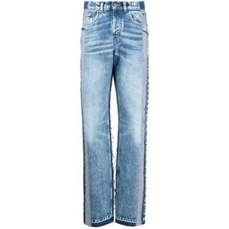 Maison Margiela Blaue Gerades Jeans mit 5 Taschen - - Jeans - Damen - Blau - S
