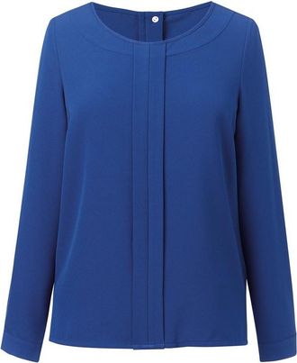 Brook Taverner Roma Bluse f&uuml;r Damen Lang&auml;rmlig (K&ouml;nigsblau)