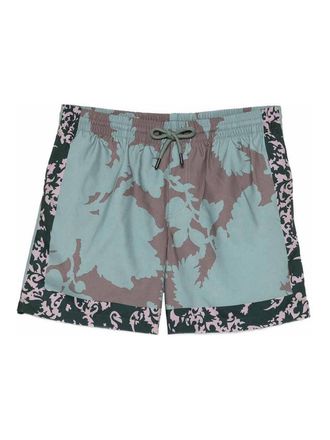 Dries Van Noten Badehose - Gr&uuml;n