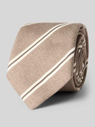 Gierremilano Seidenkrawatte aus reiner Seide mit Logo-Patch